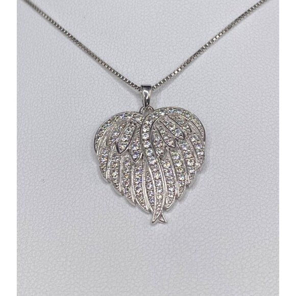 Jewelry | Paj 925 Cz Angel Wing Necklace | Poshmark